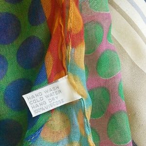 Joy Susan | Accessories | Joy Susan Colorful Scarf | Poshmark
